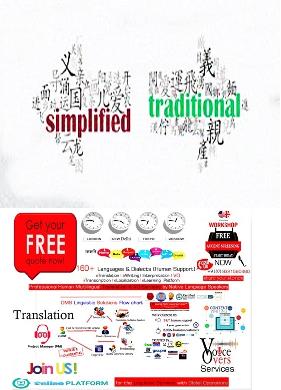 Certified Chinese Translation in India I Professional Chinese ...